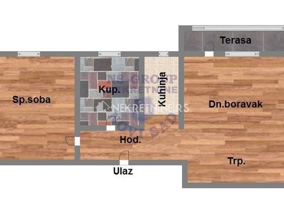 Jednoiposoban stan na Adicama,40m2