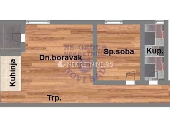 Dvosoban stan na Adicama,46m2