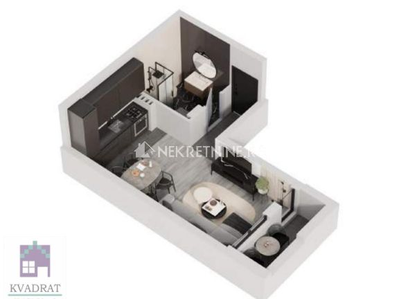 Stan 29.40m², PR - Novi ritam Novog Sada - 64.680€