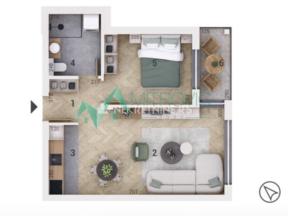 Stan,NOVI SAD,KAMENJAR,kv: 45.00, € 99700, ID: 1003339