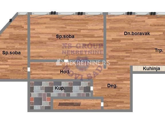 90m2 Fenomenalan trosoban stan u izgradnji, Miseluk