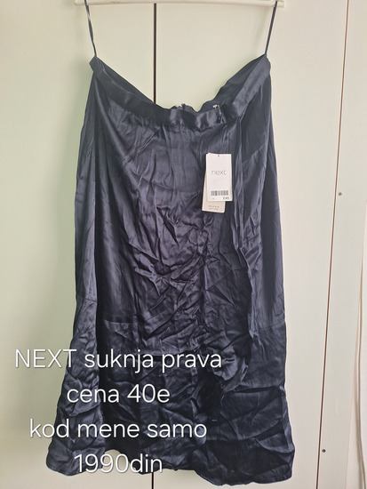 NOVO NEXT satenska suknja sa etiketom
