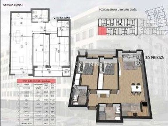 Nova Detelinara,trosoban,izgradnja,povrat PDV-a