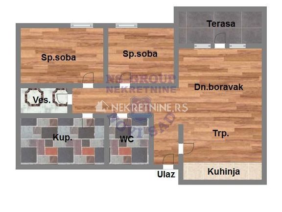 Trosoban stan - Podbara - povrat PDVa