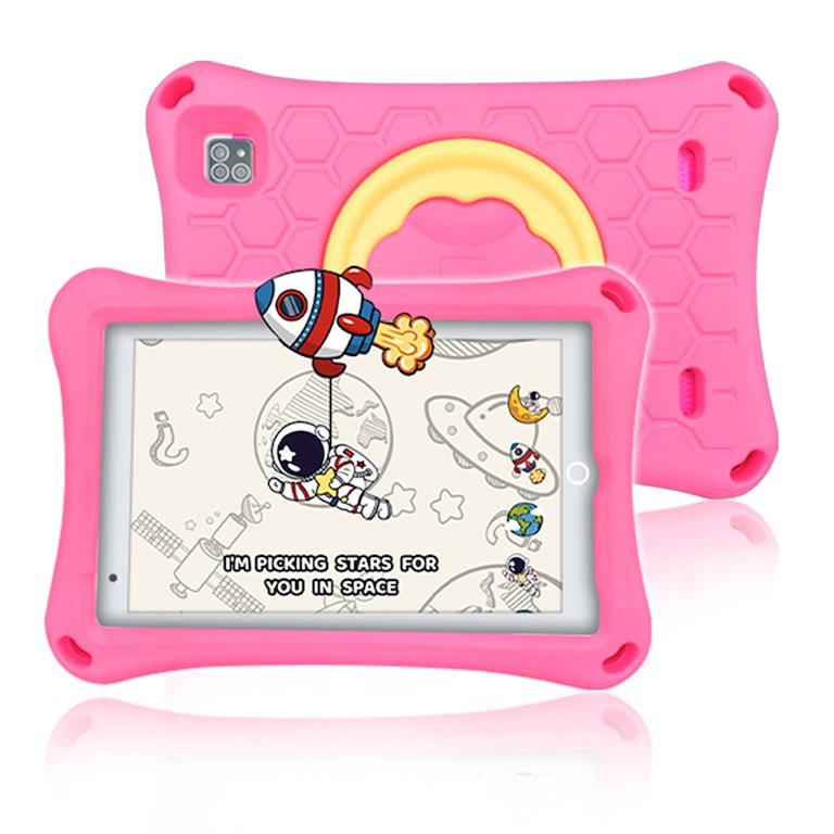 Wintouch tablet za decu K81 PRO 8 inca beli / futrola pink (MS)