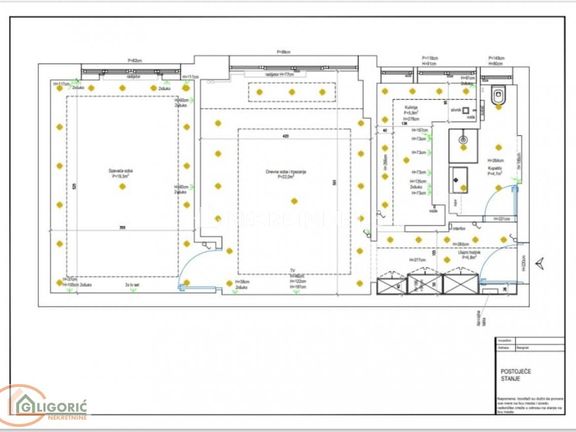 Strogi centar-Lux-bez ulaganja-sa parking mestom, Kondina