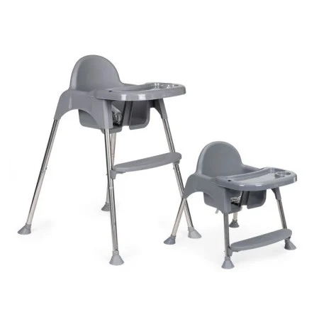 Eco toys hranilica za bebe 2u1 sa postoljem i pojasevima gray ( hc-135 gray )