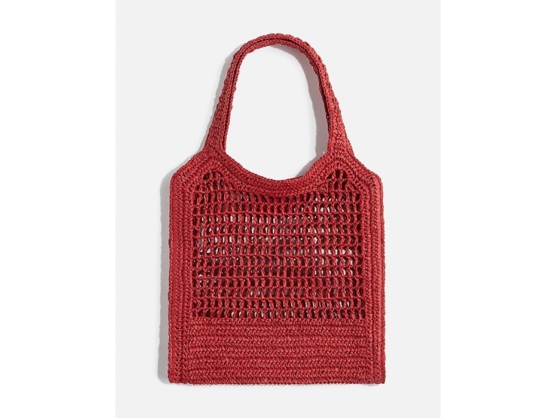 *H&M* NOVA SLAMNATA ČETVRTASTA TOTE TORBA