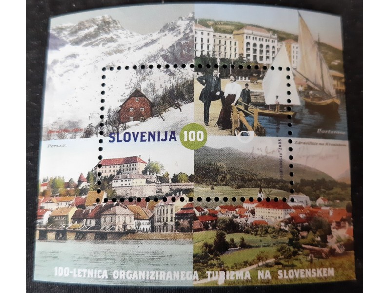 M542 Slovenija 2005g blok 22 cisto