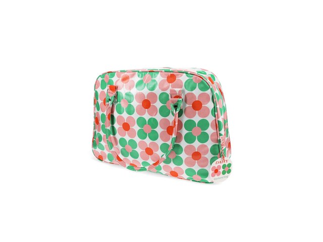 Vikend torba - Pink and green Daisy