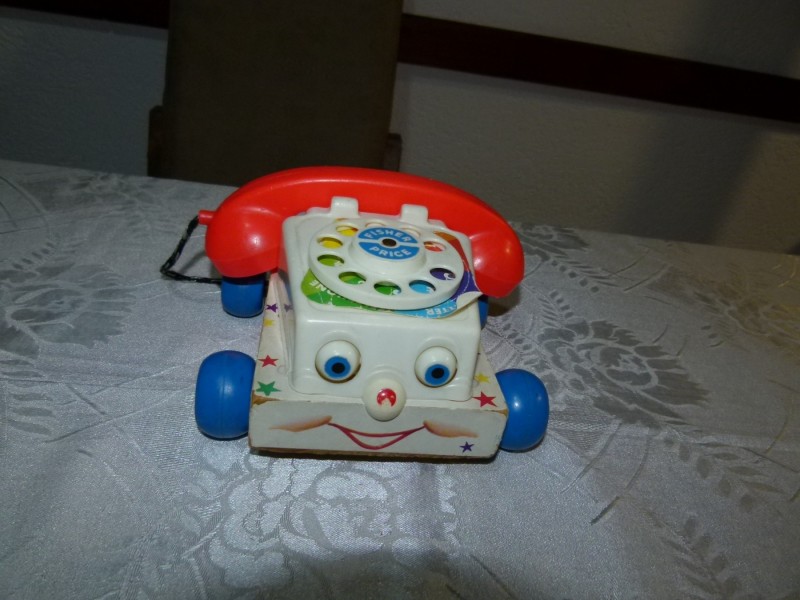 Fisher price vintazni telefon