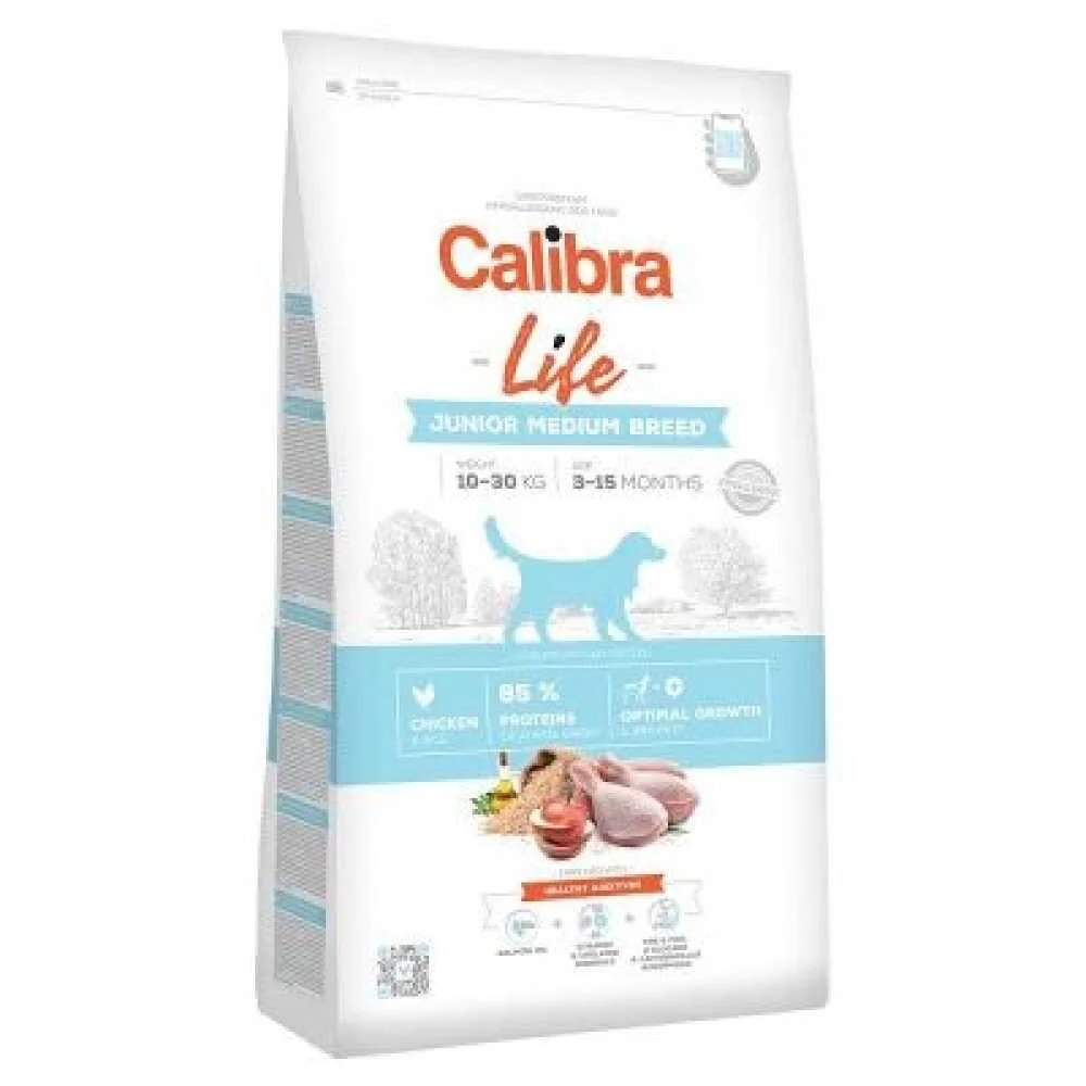 Calibra Dog Life hrana za pse - Junior Medium breed Piletina 2.5kg