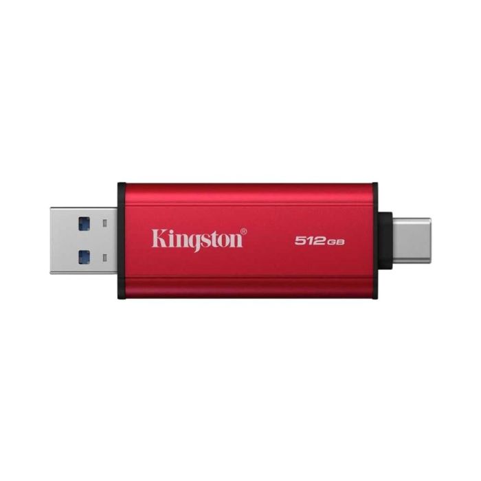 Eksterni SSD Kingston 512GB USB 3.2 Gen 2 Type-A/Type-C (SPSD) Red