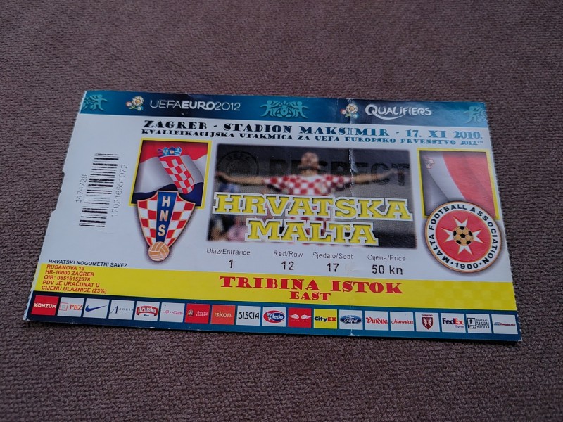 HRVATSKA - MALTA 17.11.2010. KVALIFIKACIJE ZA EURO 2012