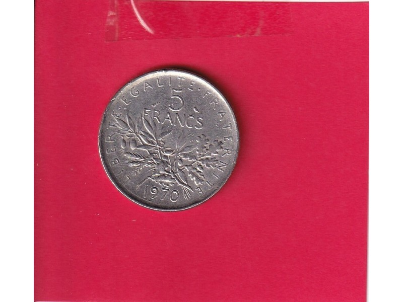 francuska 1970 5 fr.