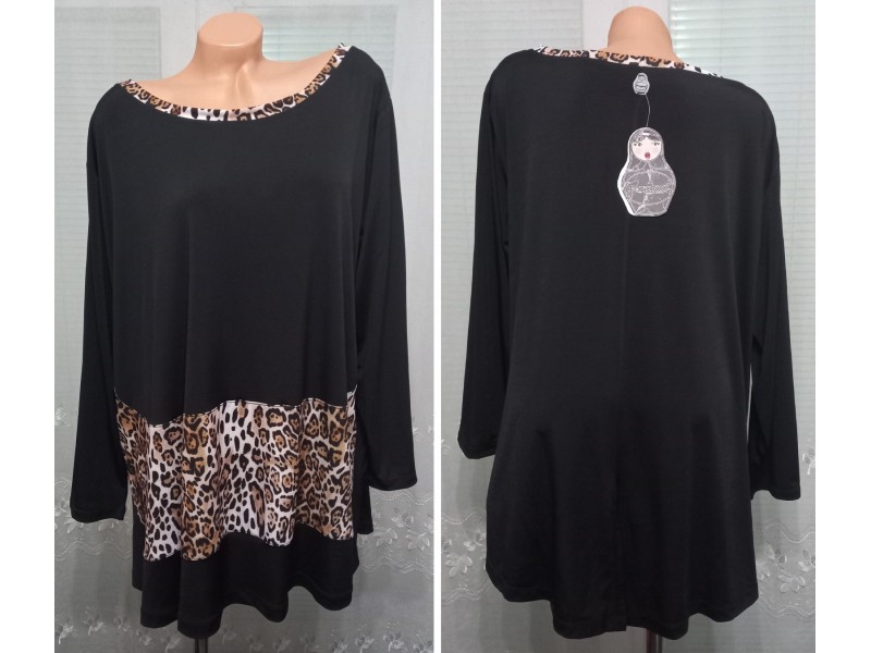 **MADE IN ITALY** atraktivna tunika sa printom 54-56