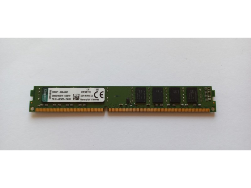 Ram memorija 8 GB DDR3 Kingston KVR16N11-8