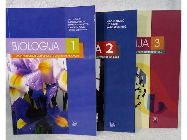 BIOLOGIJA za 1,2,3, razred medicinske škole