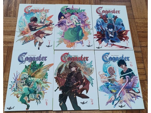 Kagaster manga komplet 1-6
