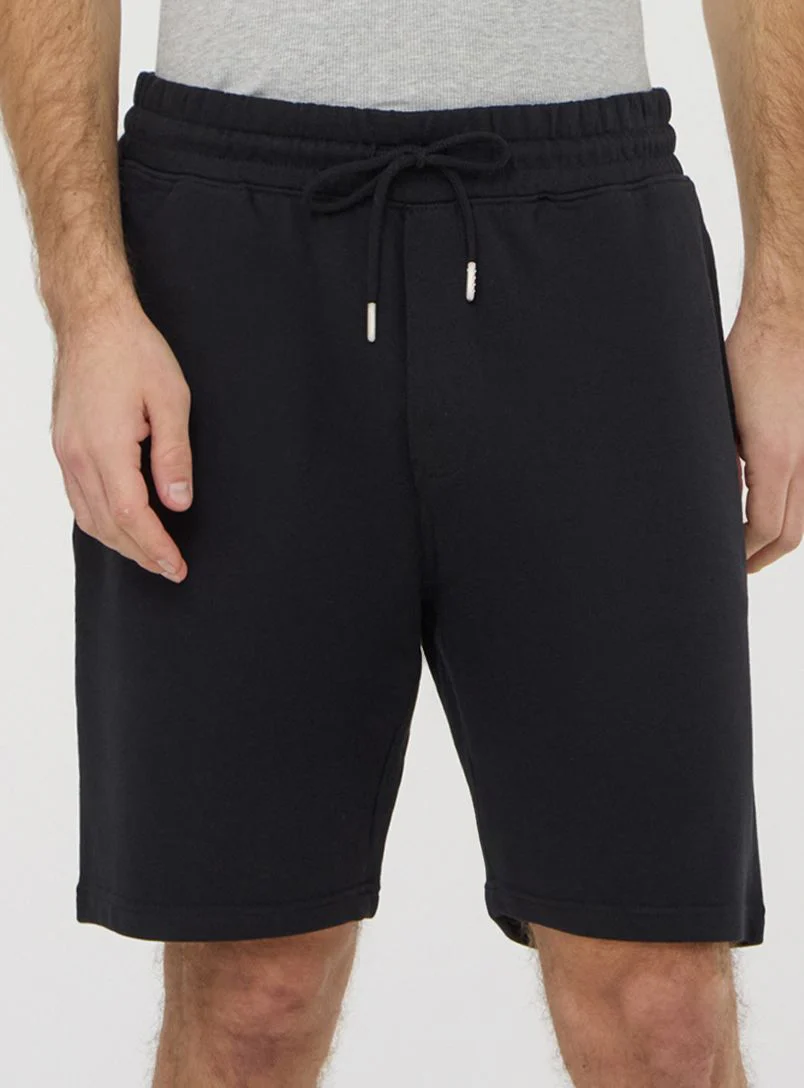 Jednobojne trenerke sa vezicom - Crna