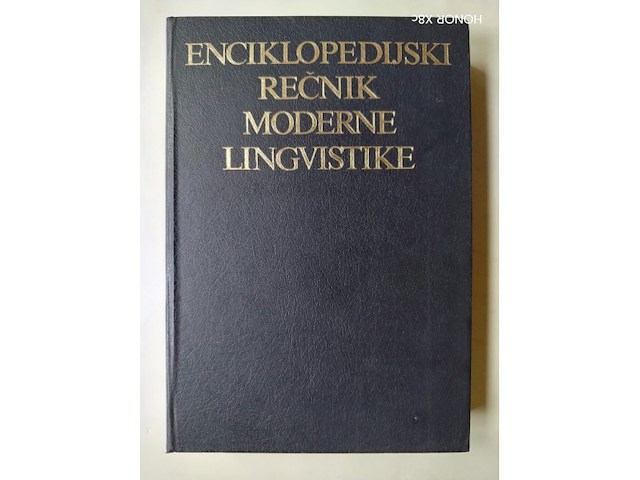 D. Kristal, ENCIKLOPEDIJSKI REČNIK MODERNE LINGVISTIKE
