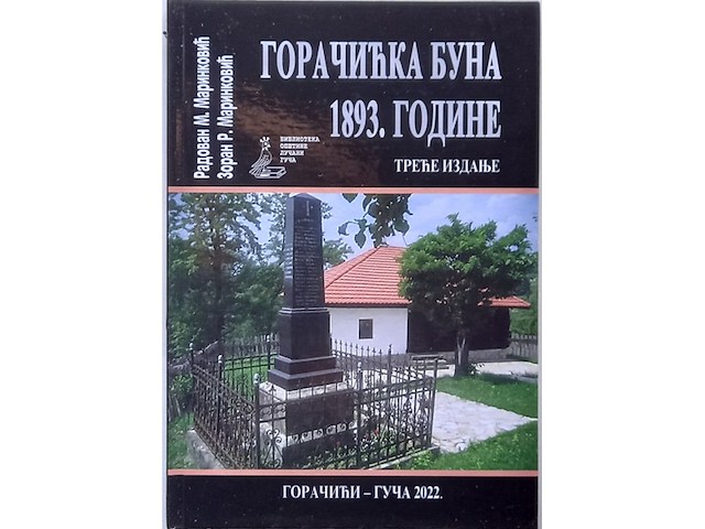 GORAČIĆKA BUNA 1893. GODINE  -  treće izdanje