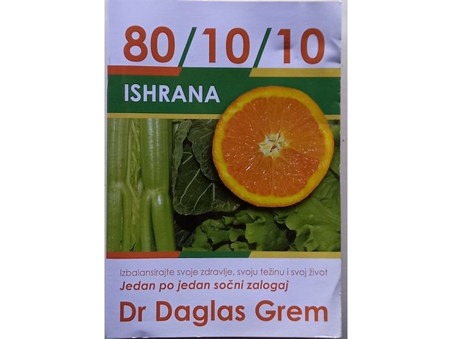 Daglas Grem: 80/10/10 ISHRANA