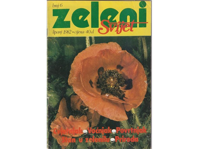 ČASOPIS ZELENI SVIJET BROJ 6/1982