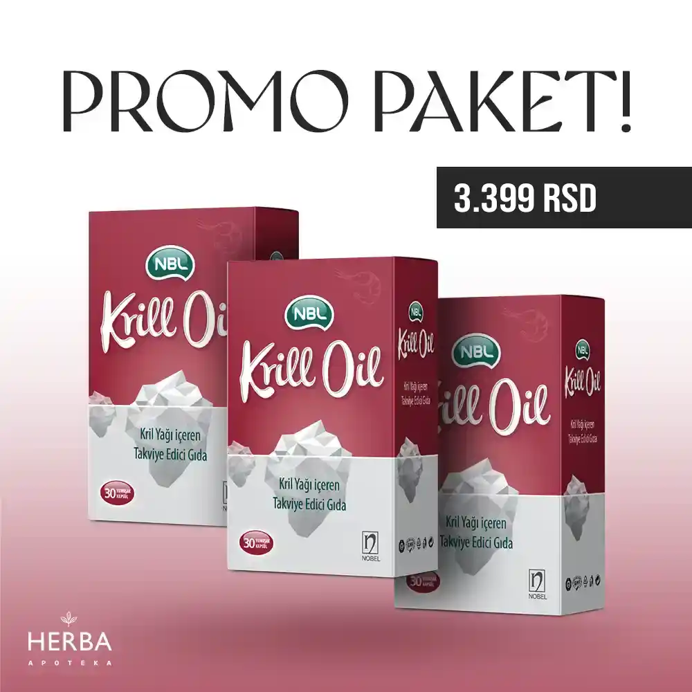 NBL Promo paket Krill Oil za krvne sudove i imunitet 3x30 kapsula