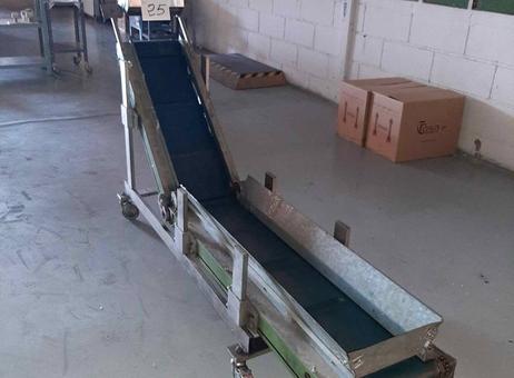 Transporter ALSI BANDER TAURO. Inclined Belt Conveyor — 2300 x 270mm, Mobile on Wheels