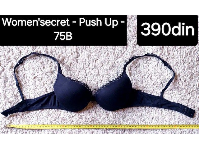 Women`secret Push Up grudnjak brushalter crni 75B