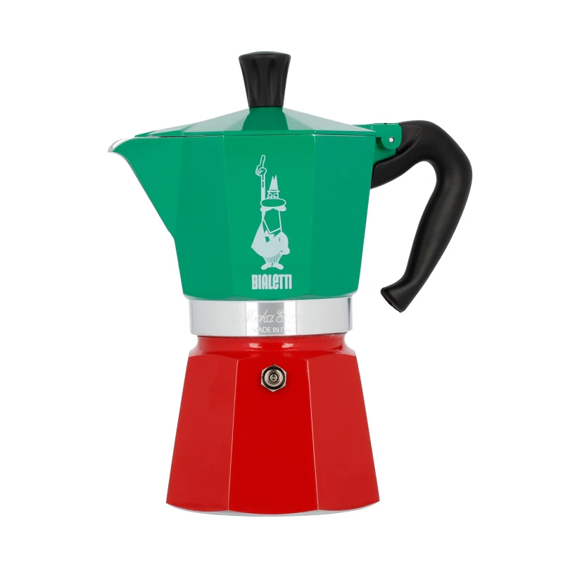 BIALETTI MOKA EXPRESS TRICOLORE 6 CUP – MOKA POT LONČE