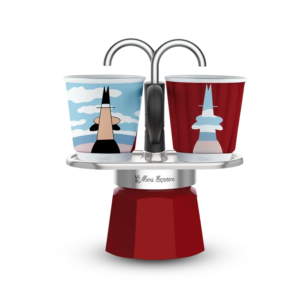 BIALETTI MAGRITTE MOKA EXPRESS SET 2 CUP
