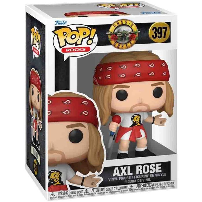 Figura Funko POP! Rocks: Guns 'n' Roses - Axel Rose (1992) w/CH