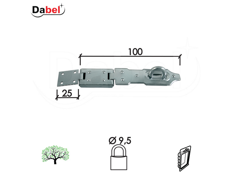 REZA ZA KATANAC 101 ZNB 100/25/FI9,5MM