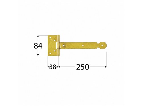 ZBL250 ŠARKA ZA KAPIJU 250X30X2.0