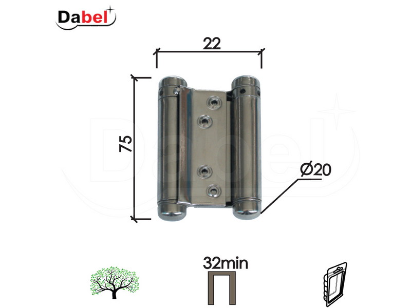 SPOJNICA-KAUBOJSKA SP9035 75MM/32MM