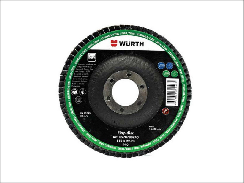 LAMELNI DISK ZN WURTH 115X22 G60