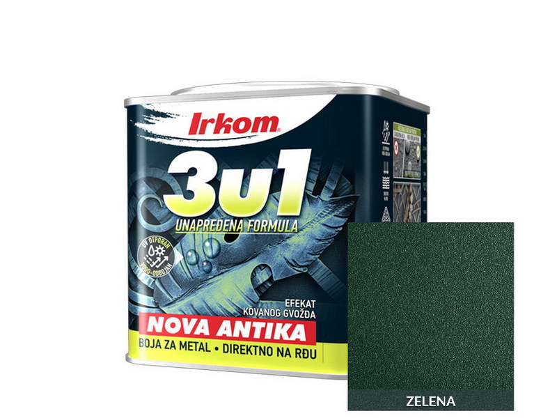 IRKOM 3U1 ANTIKA ZELENA 1 KG