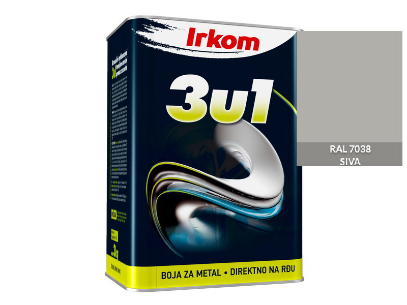 IRKOM 3U1 SIVI RAL 7038 3KG
