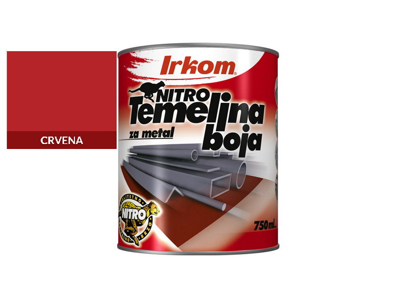 IRKOM NITRO TEMELJNA BOJA CRVENA 750ML