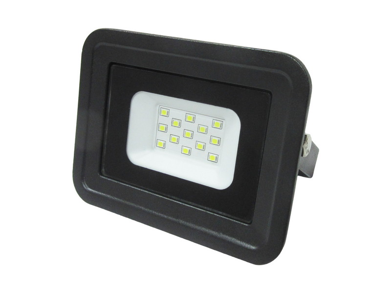 LED REFLEKTOR 10W CRNI IP65 6500K