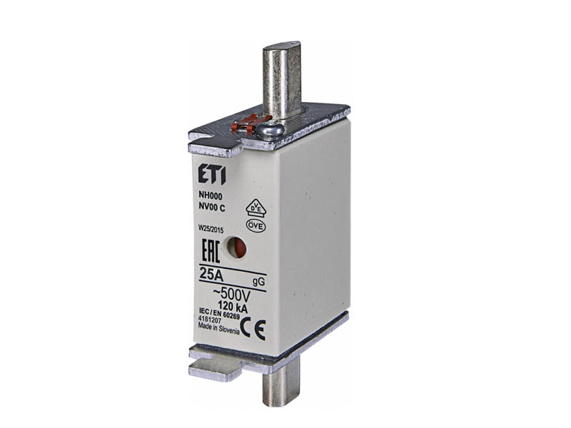 NOŽASTI OSIGURAČ NV00 25A