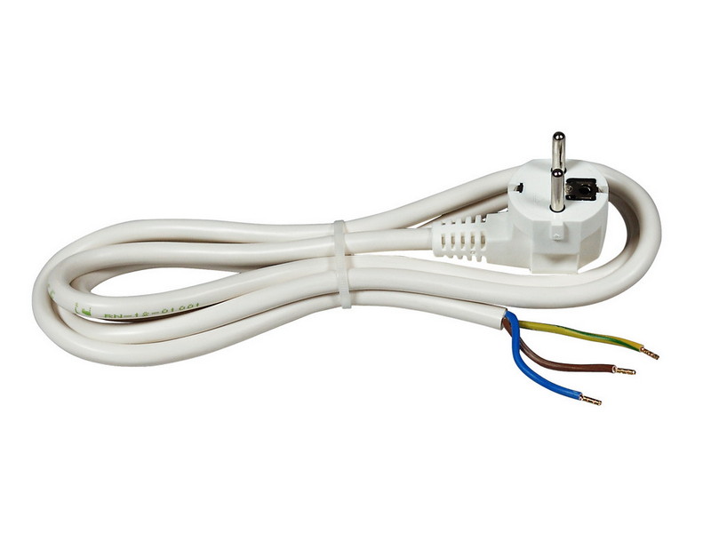 KABAL PRIKLJUČNI 3X2.5-3M 3500W BELI