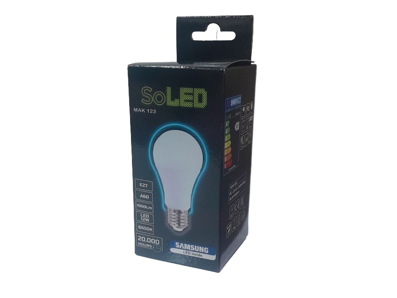 LED SIJALICA SOLED 12W 6500K E27