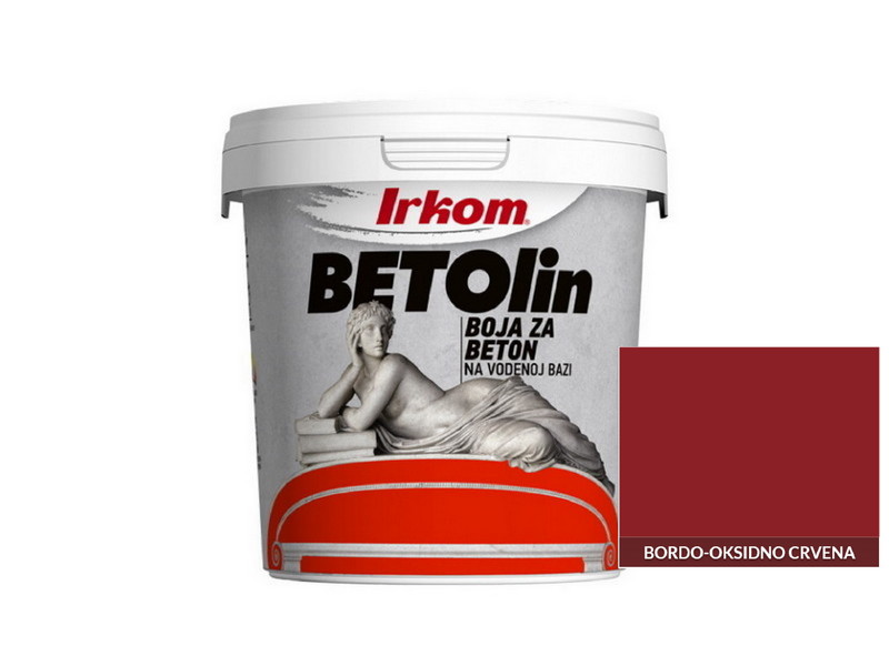 BETOLIN BOJA ZA BETON 1KG BORDO