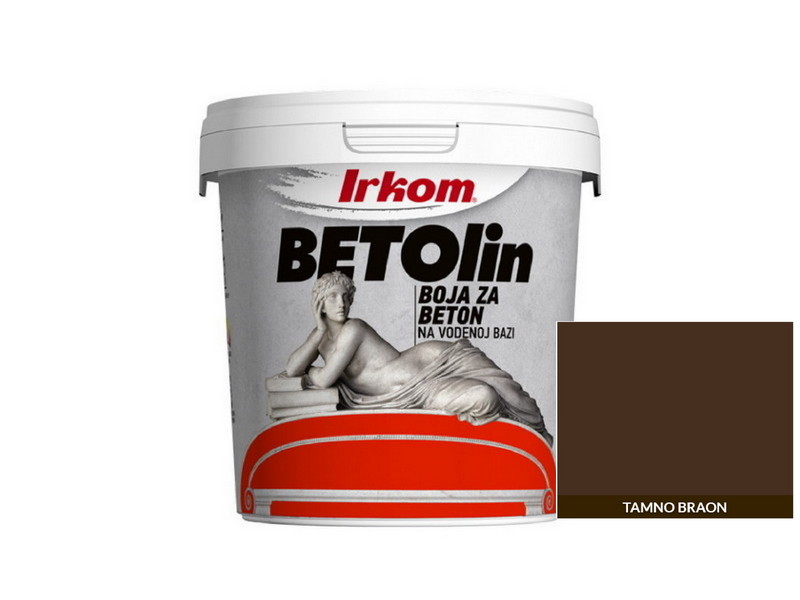 BETOLIN BOJA ZA BETON 1KG TAMNO BRAON