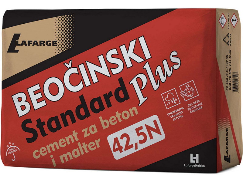 CEMENT STANDARD PLUS 42,5 R VREĆA 25KG