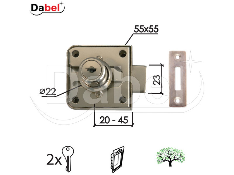 BRAVICA ZA DRVO 2100 HR 55X55/22