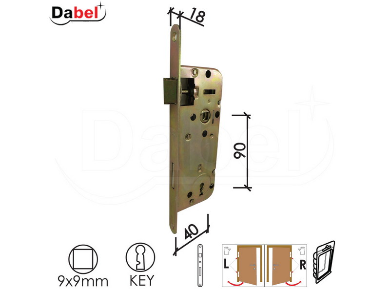 BRAVA ZA DRVENA VRATA B2005 K ZNŽ40/90